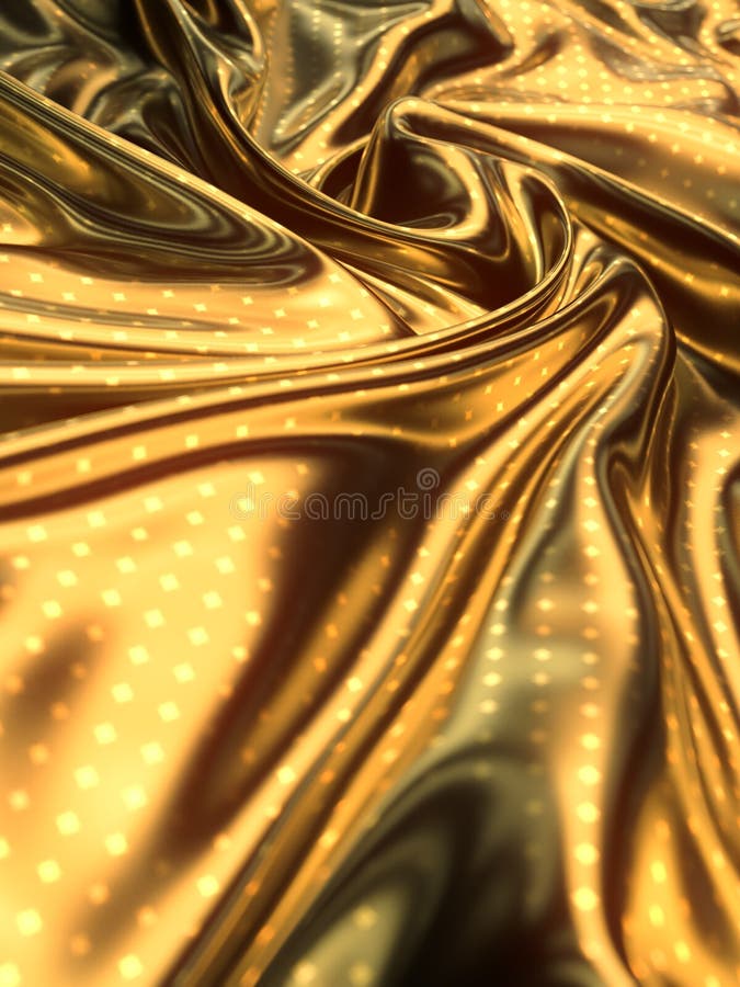 Gold Cloth Abstract Background Rendering Stock Illustrations – 2,204 ...
