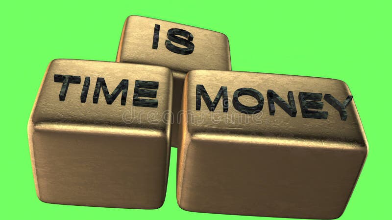 3d Rendering of Golden Cubes with Word Stock Illustration ...