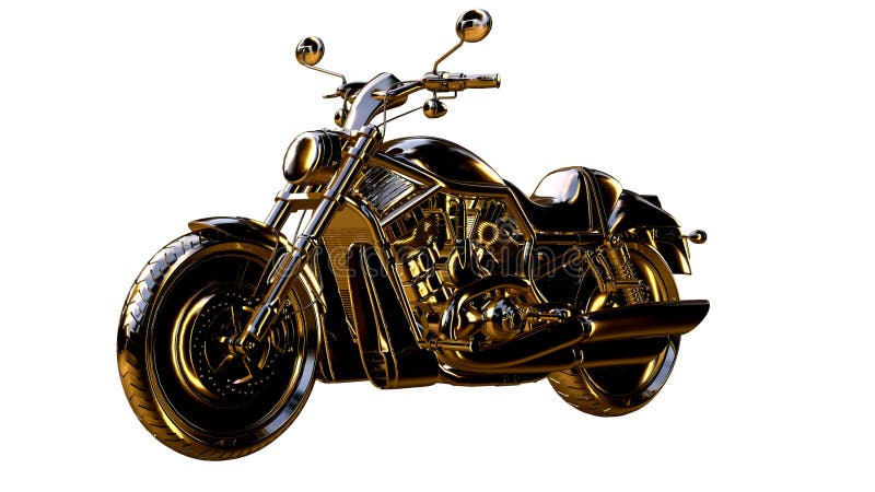 Golden Motorcycle Stock Illustrations – 1,196 Golden Motorcycle Stock ...