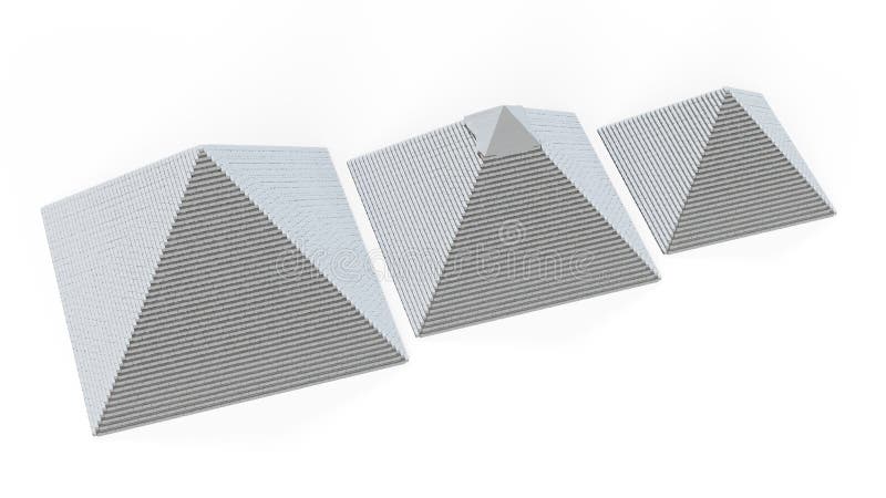 Golden Pyramid 3d Shape Stock Illustrations – 726 Golden Pyramid 3d ...