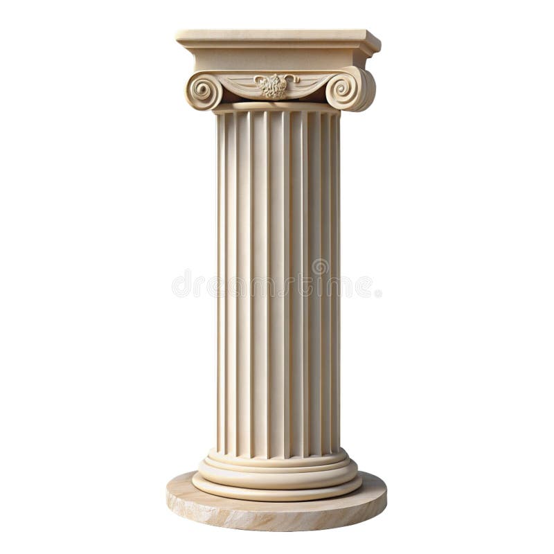 Greek Pillar Icon Clipart Logotype Isolated Vector Illustration Stock ...
