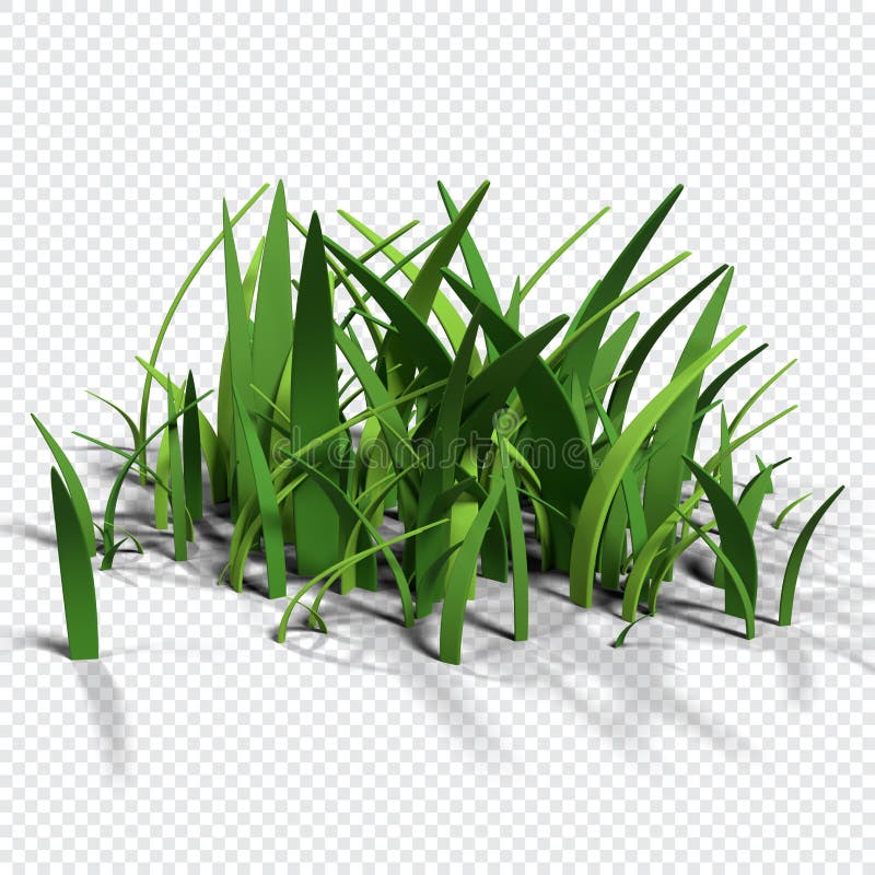 3D Rendering of Green Grass. Nature Grass Cartoon. Green Grass Path ...