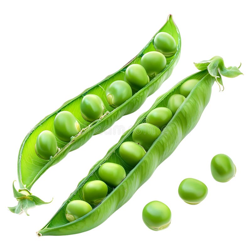 3D Rendering of a Green Peas on Transparent Background - Ai Generated ...