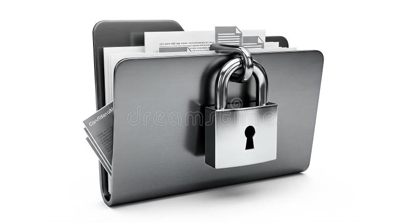 Secure Data Storage Protection Document Stock Illustrations – 7,226 ...