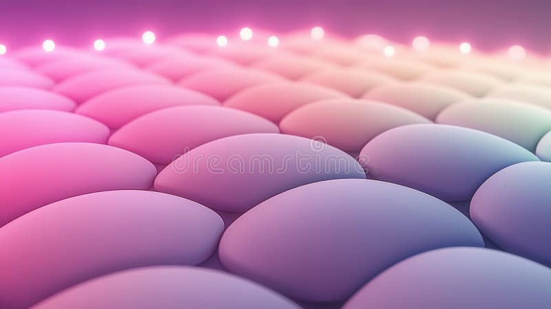 A 3D Rendering of a Grid of Spheres, Each with a Unique Color Gradient ...