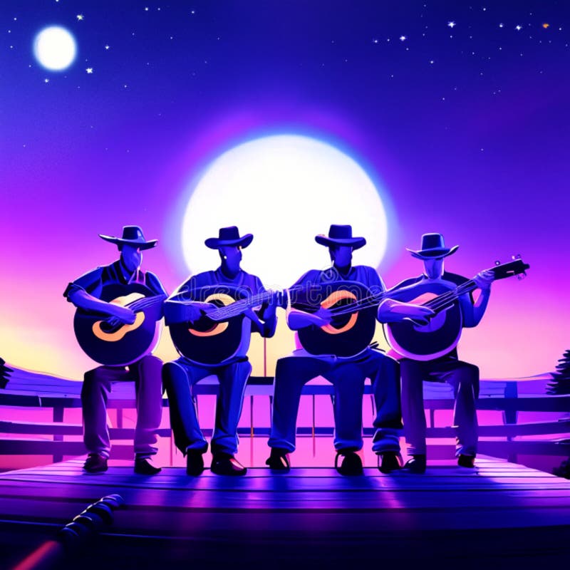 Cowboy on Stage, American Western Theater Performance, Man and Woman ...