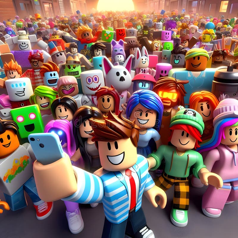 3d Rendering of a Group of Fantasy Characters. Stock Illustration ...