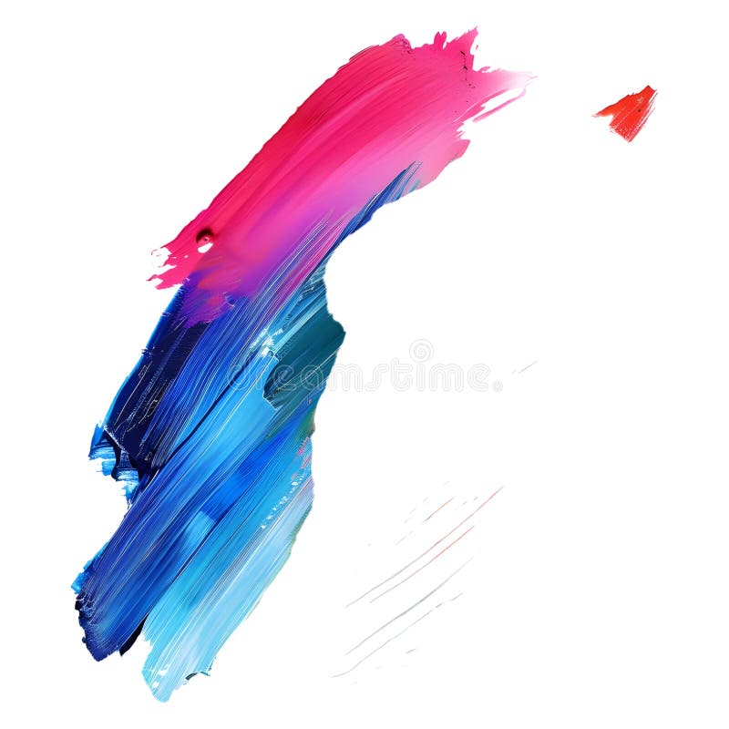 3D Rendering of a Grunge Paint Splash on Transparent Background - Ai ...