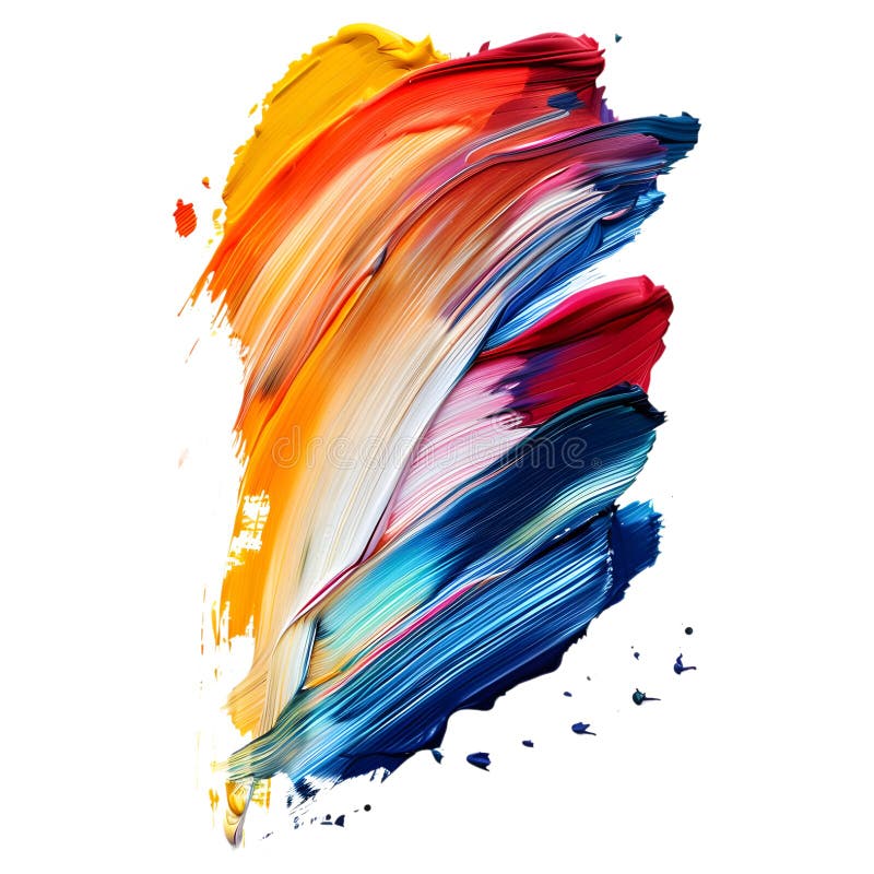 3D Rendering of a Grunge Paint Splash on Transparent Background - Ai ...