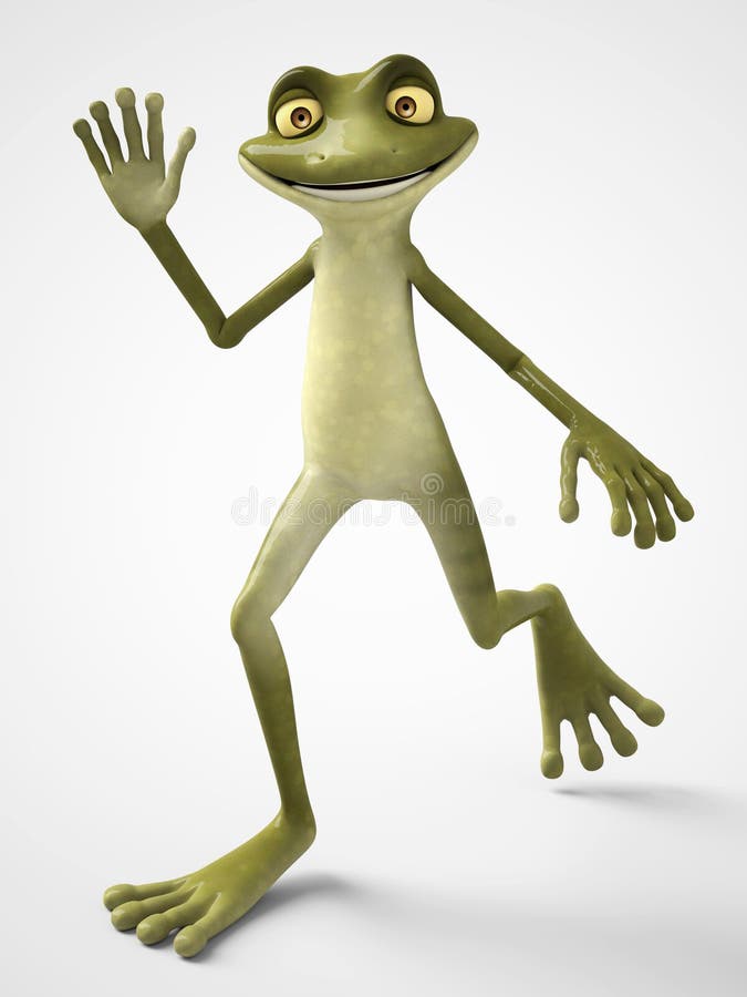 Waving Frog Cartoon Stock Illustrations – 181 Waving Frog Cartoon Stock ...