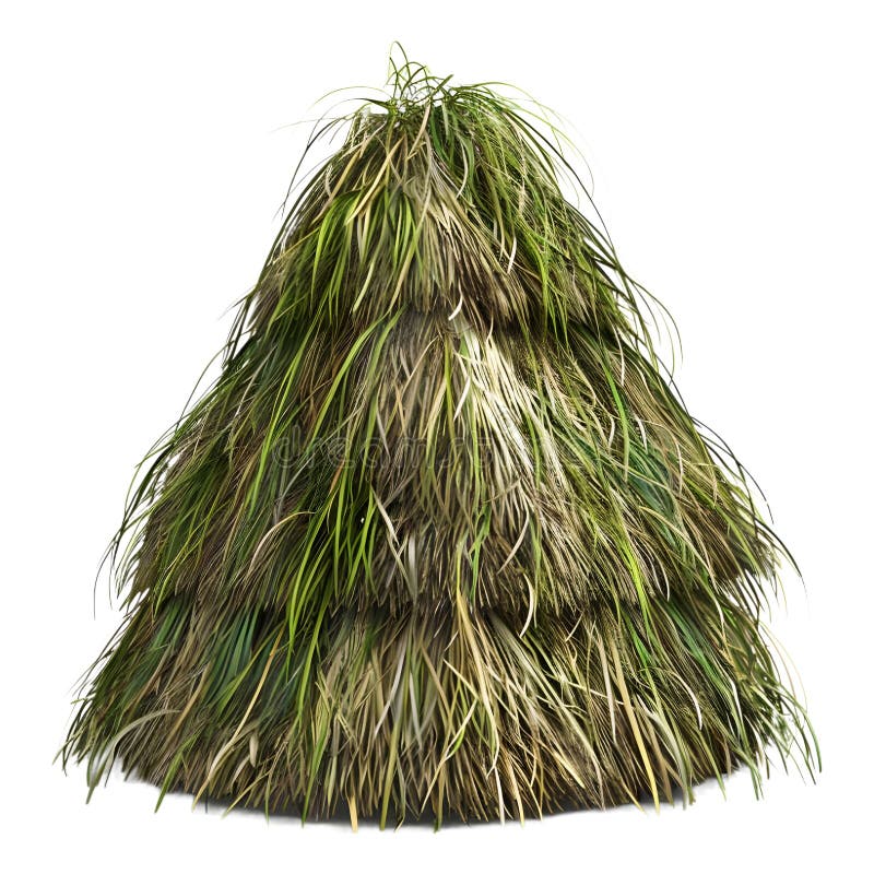 3D Rendering of a Hay Stack on Transparent Background - Ai Generated ...