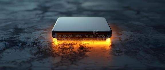 D Rendering of a High-Quality Raised Level Button. Concept 3D Modeling ...