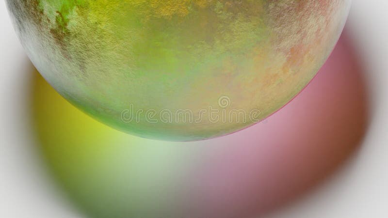 3D Rendering. 3D High Quality Render. Background with Colored Planet ...