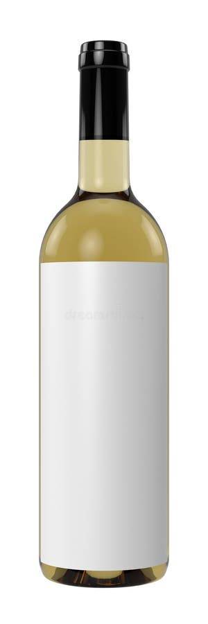 3D Rendering - High Resolution Image Exclusive Bottle of Wine Template ...