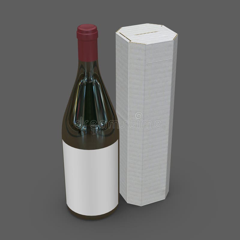 3D Rendering - High Resolution Image Octagonal Exclusive Wine Box ...