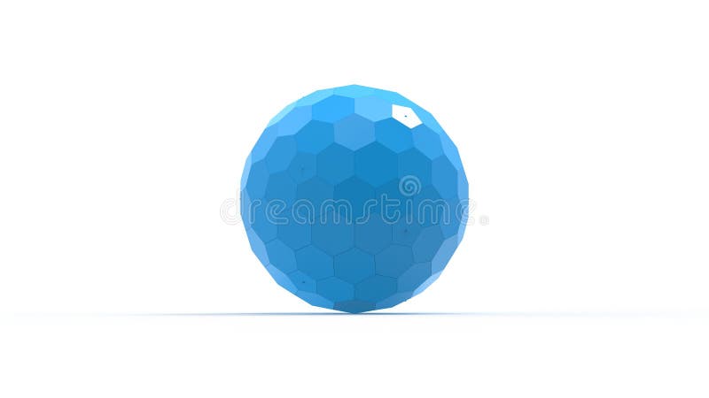 Hexagon sphere stock image. Illustration of icon, detail - 55508141