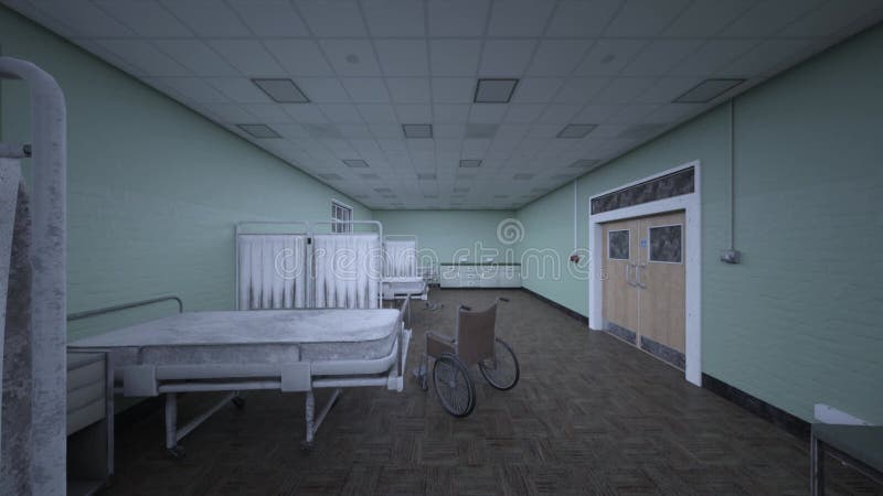 Hospital Bed in the Hospital Room. Concept Hospital Hospital Rest and ...