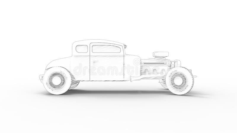 Rat Rod Silhouette Stock Illustrations – 31 Rat Rod Silhouette Stock ...
