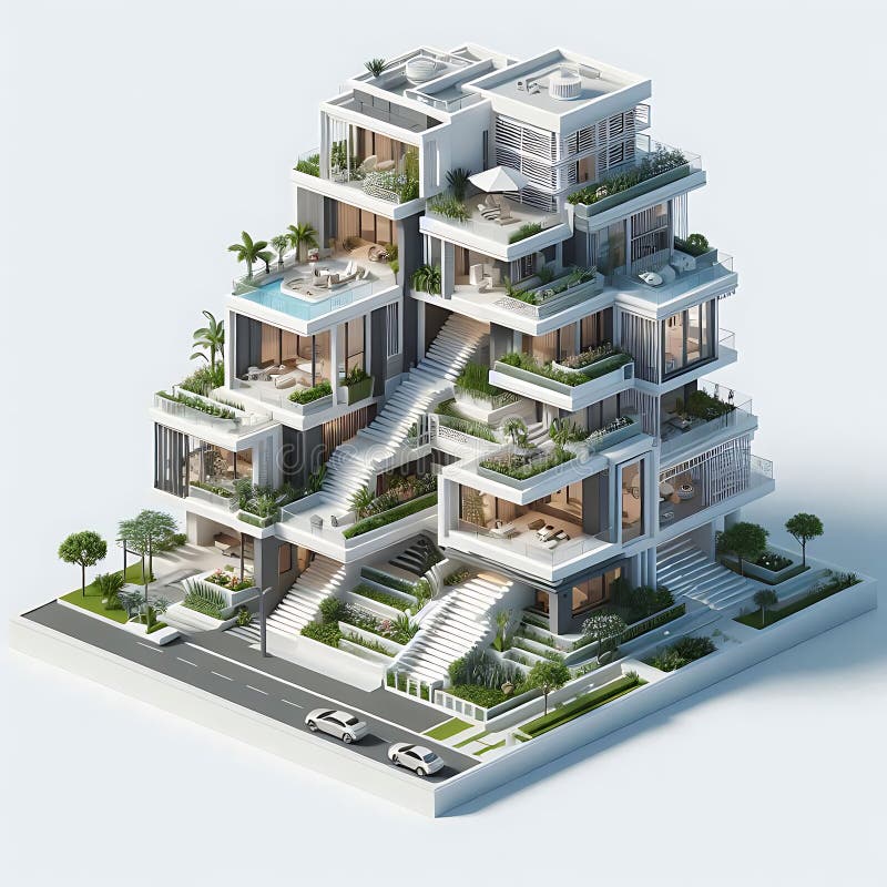 3D Rendering of House Exterior with Clipping Path. 3D Rendering of ...