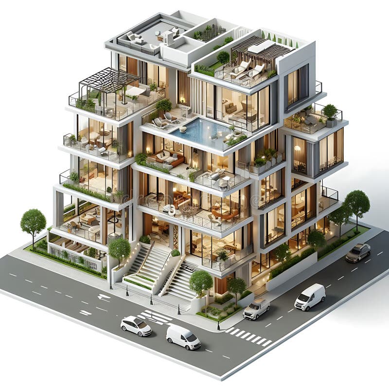 3D Rendering of House Exterior with Clipping Path. 3D Rendering of ...