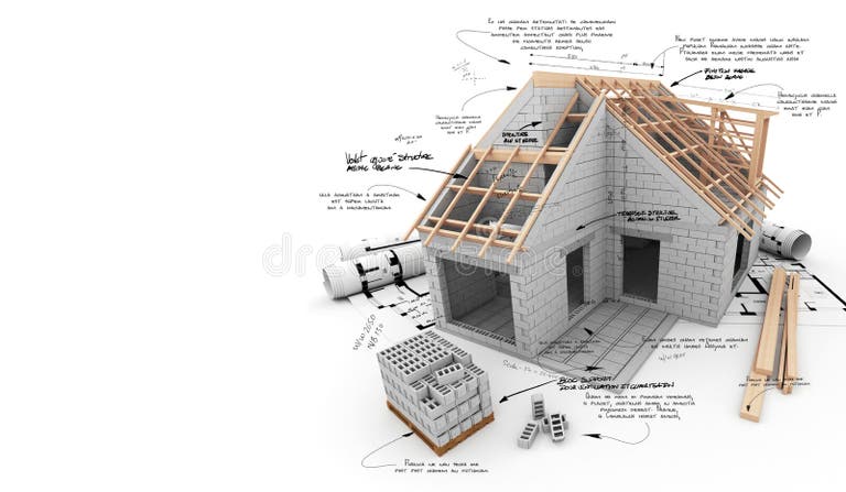 Technical Construction Specifications Stock Illustration - Illustration ...