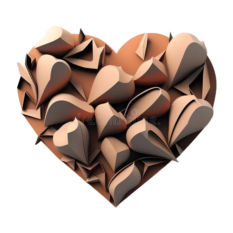 3D Rendering of a Human Heart on Transparent Background - Ai Generated ...