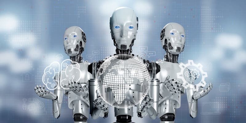 Robots Brain Stock Illustrations – 882 Robots Brain Stock Illustrations ...