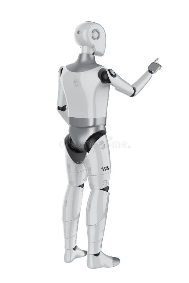 Metal Humanoid Robot S Face. Generative AI Stock Illustration ...