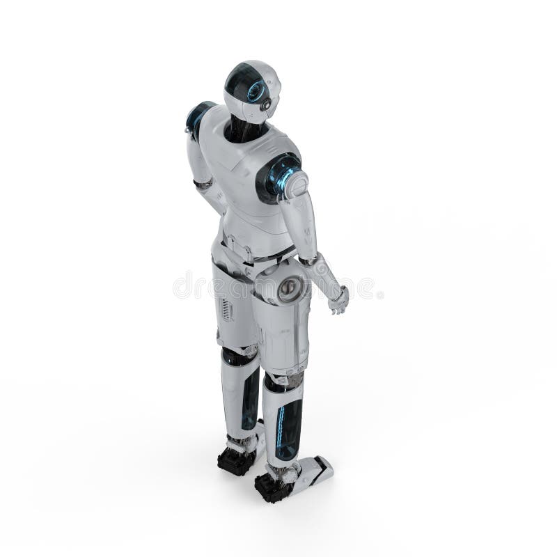 Robot full body stock illustration. Illustration of technology - 111685179
