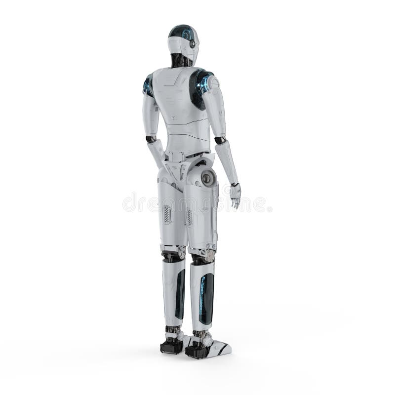 Robot full body stock illustration. Illustration of intelligence ...