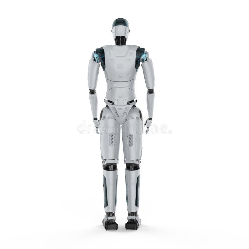 Robot full body stock illustration. Illustration of full - 144813539
