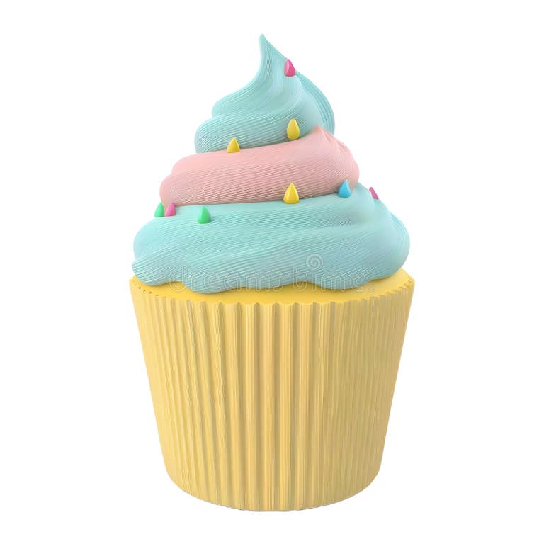 3D Rendering of a Ice Cream Cup on Transparent Background - Ai ...