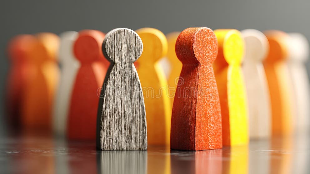 A 3D Rendering Illustrating the Concept of Talent Management, Featuring ...