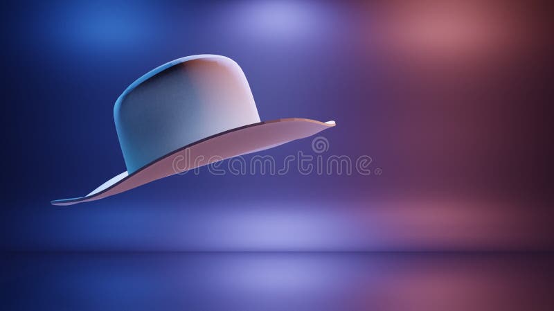 3d Rendering Illustration of an Abstract Objects in Dark Background ...