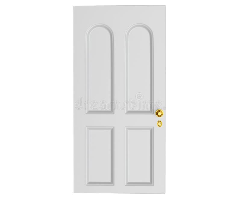 3D Rendering Illustration of Door Stock Illustration - Illustration of ...