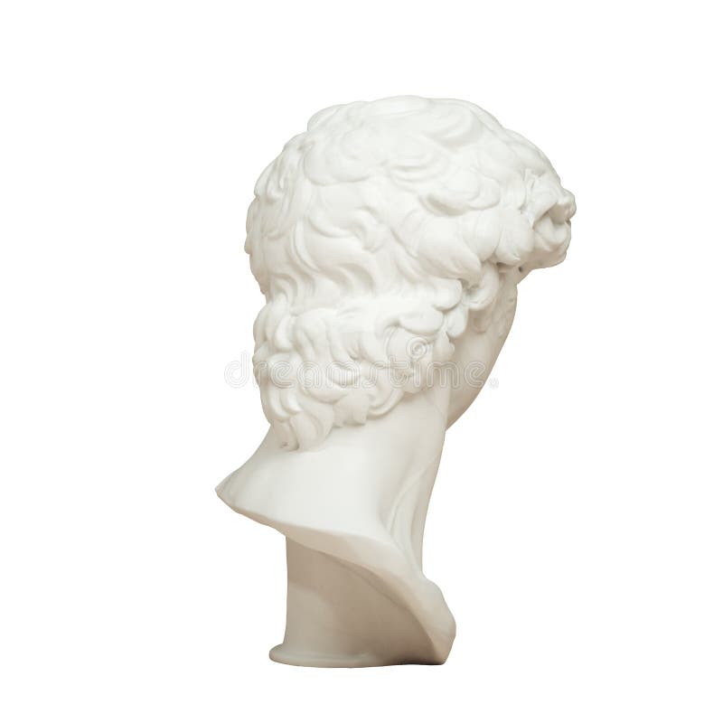 3D Rendering Illustration of Head of Michelangelo`s David Stock ...