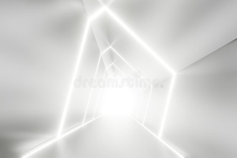 Space Shuttle Pathway Hallway Stock Illustration - Illustration of ...