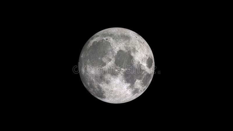 3d Rendering Illustration of the Moon Stock Illustration - Illustration ...