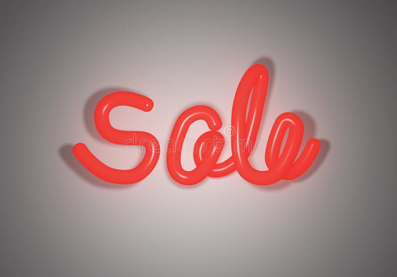 Sale symbol stock illustration. Illustration of rendering - 146811452
