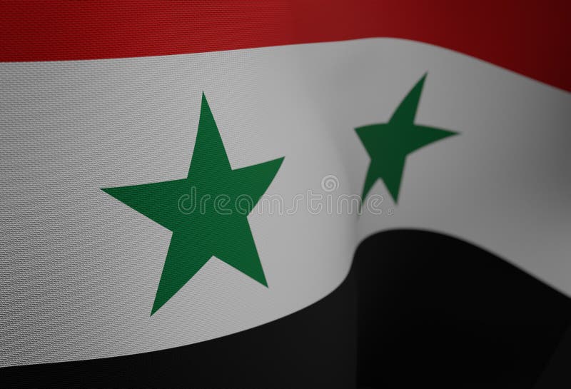 Syrian flag stock illustration. Illustration of eurasia - 355911535
