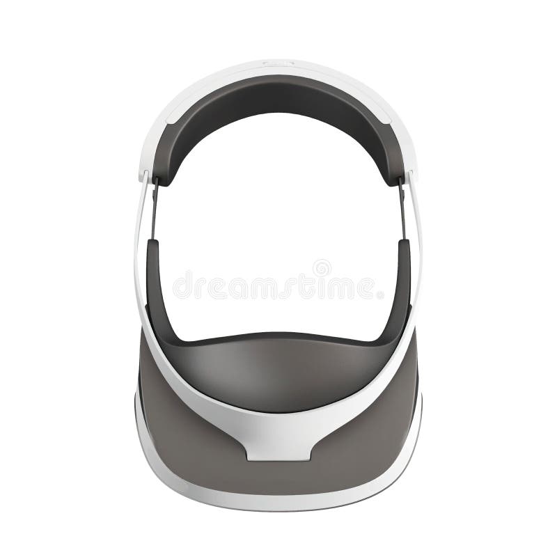 3D Rendering Illustration of a VR Headset Isolated on a White ...