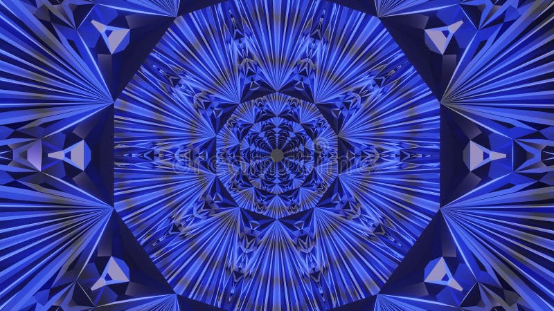 3d Rendering Image of Illuminated Geometric Shapes in Pattern Looking ...