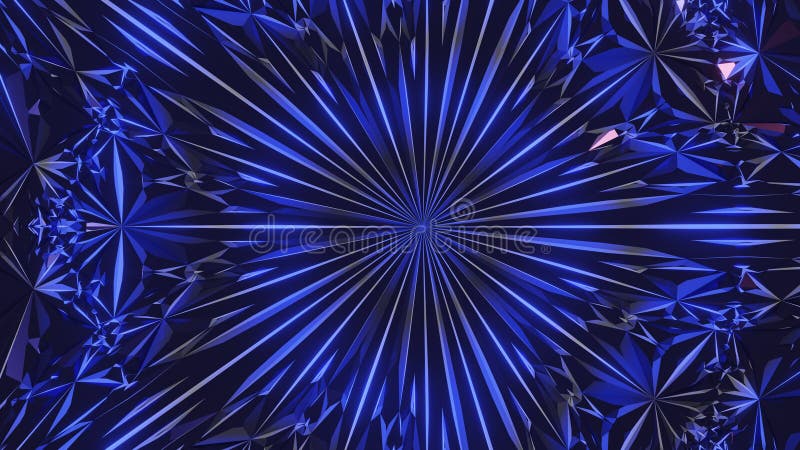 3d Rendering Image of Illuminated Geometric Shapes in Pattern Looking ...