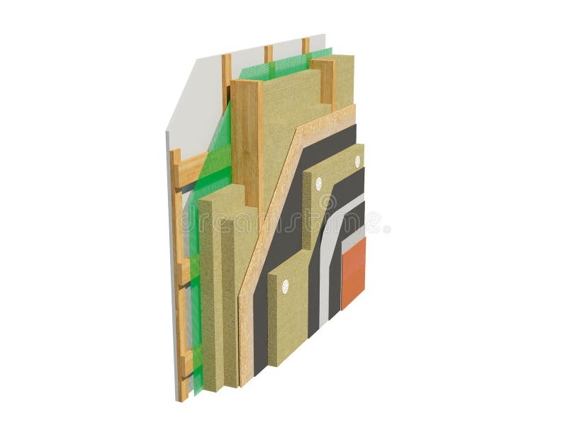 Insulation Rockwool Stock Illustrations – 89 Insulation Rockwool Stock ...