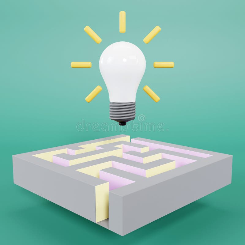 Light Bulb Maze Stock Illustrations – 525 Light Bulb Maze Stock ...