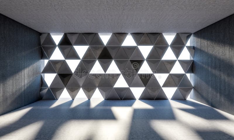 Concrete Triangle Background Stock Illustration - Illustration of ...