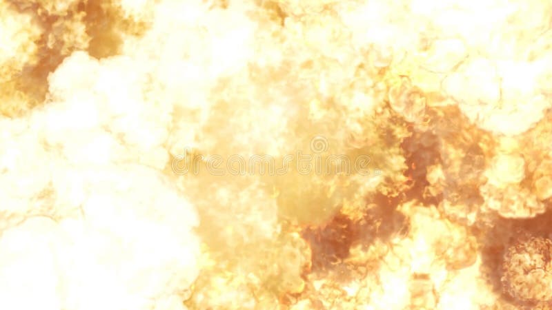 3D Rendering of an Impressive Intense Explosion on a Black Background ...
