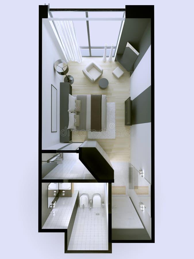 3d Render Interior Building Apartments Stock Photos - Free & Royalty ...