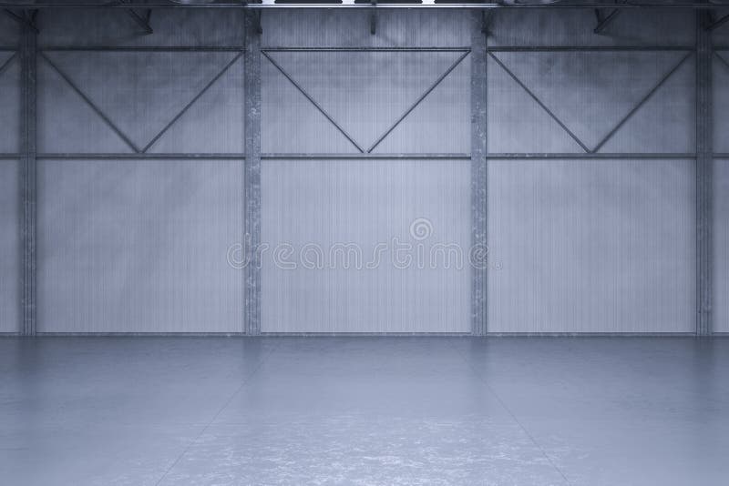 Empty factory interior stock image. Image of indoor, business - 85669699