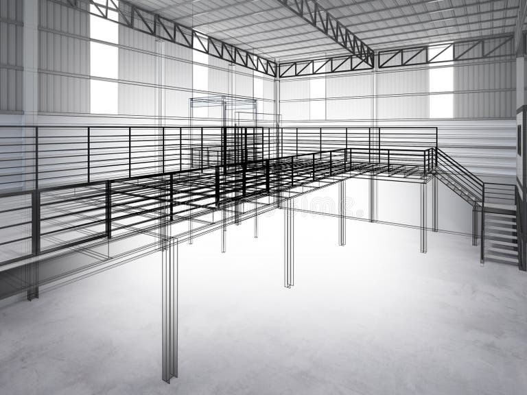 Factory Interior Sketch Stock Illustrations – 562 Factory Interior ...